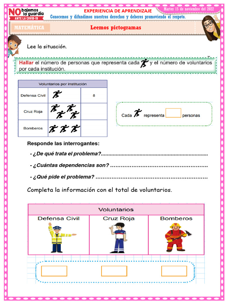 D2 A1 FICHA Leemos Pictogramas | PDF D2 A1 FICHA Leemos Pictogramas | PDF