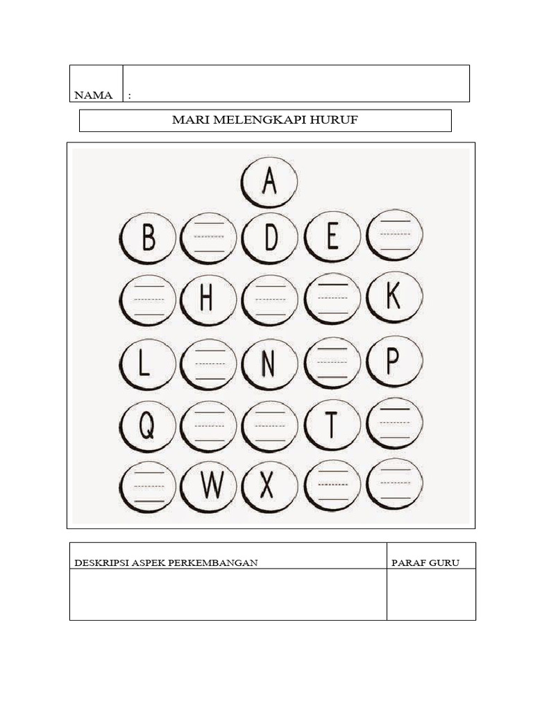 Melengkapi Huruf | PDF