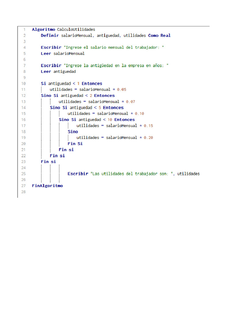 Codigos Pseint | PDF