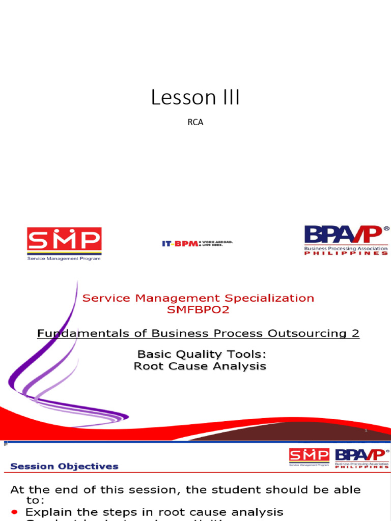 BPO Lesson III | PDF