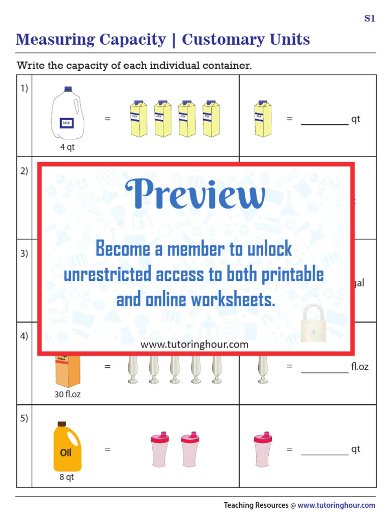 Single Item Capacity Customary WM | PDF