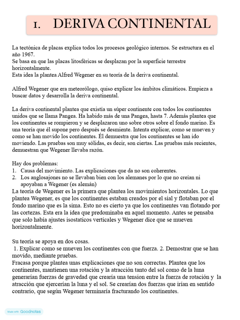 Pruebas de la Deriva Continental | PDF | glaciar | Continente