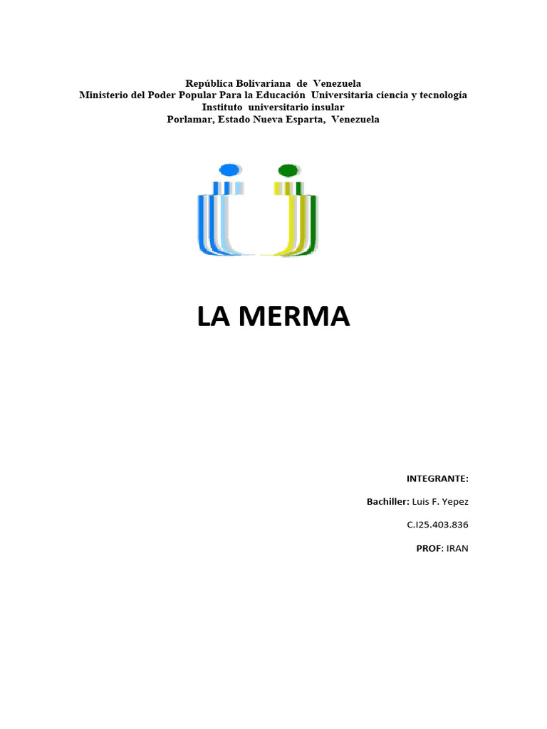 Análisis de Merma en Farmatodo Venezuela | PDF | Producto (Negocio ...