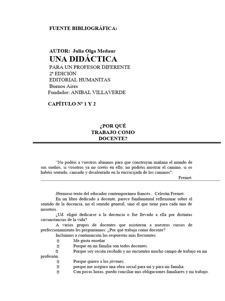 Bibliog Medaura | PDF | Enseñando | Maestros