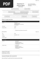 Va Form 10-10172 | PDF | Diseases And Disorders | Medicine