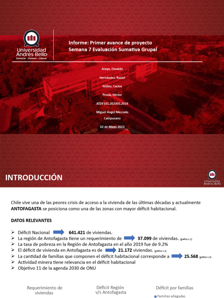 Informe - Primer Avande de Proyecto - Semana 7 Evaluación Sumativa Grupal | PDF | Uso eficiente ...