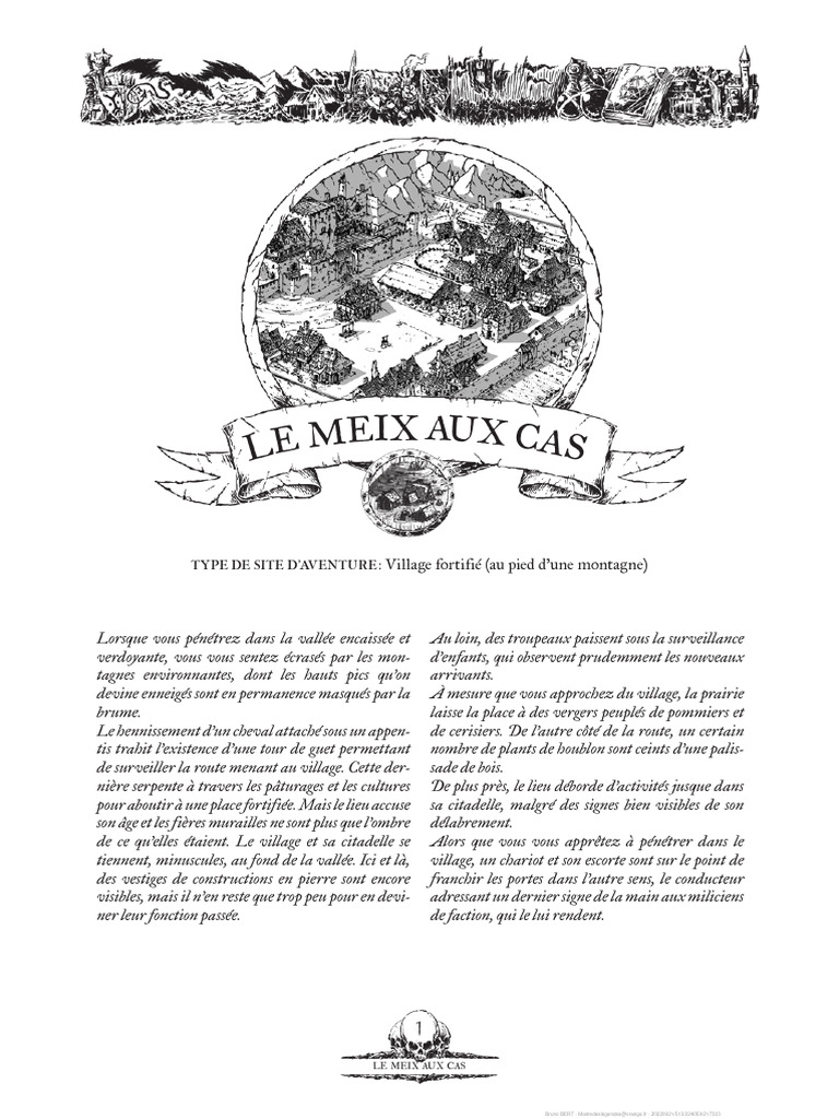 Village fortifié du Meix aux Cas | PDF