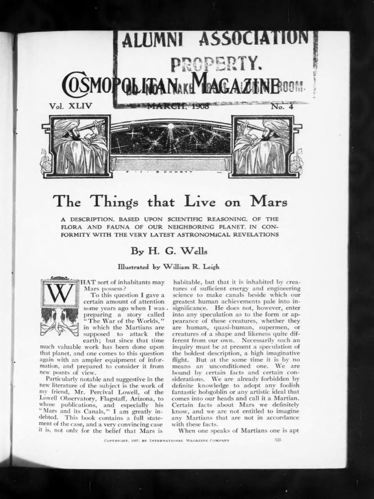 Sim Cosmopolitan 1908-03 44 4 | PDF | Mars | Physical Sciences