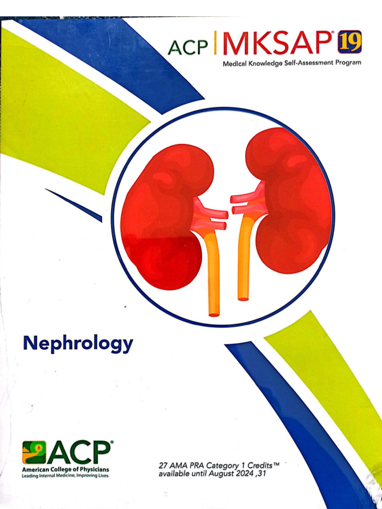 Mksap 19 Nephrology PDF U5j DR Notes | PDF