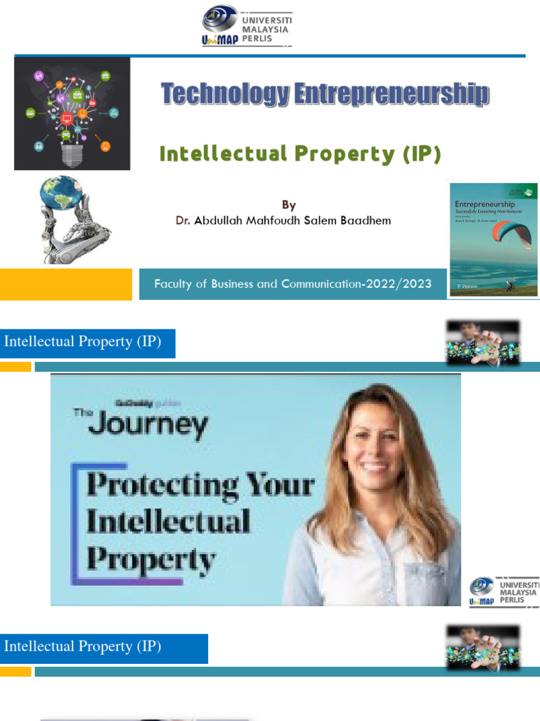 Intellectual Property (IP) CH9 | PDF | Intellectual Property | Patent