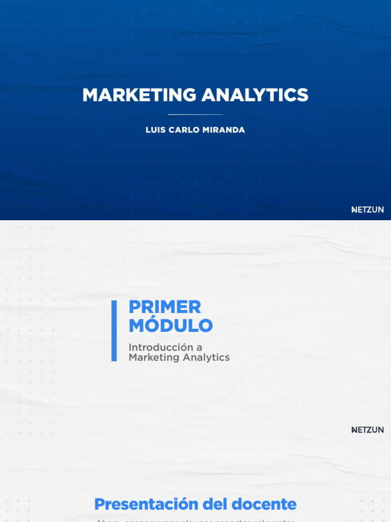 Introducción a Marketing Analytics | PDF | Marketing | Inteligencia de ...