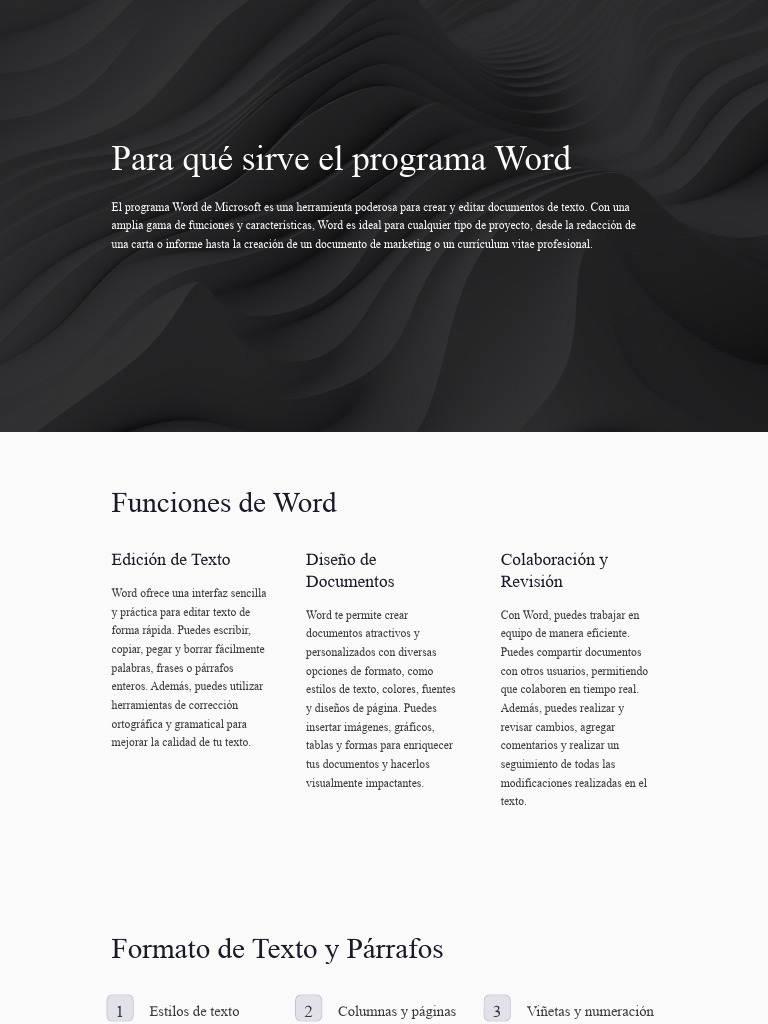 Guía Completa de Microsoft Word | PDF | Microsoft Word | Informática