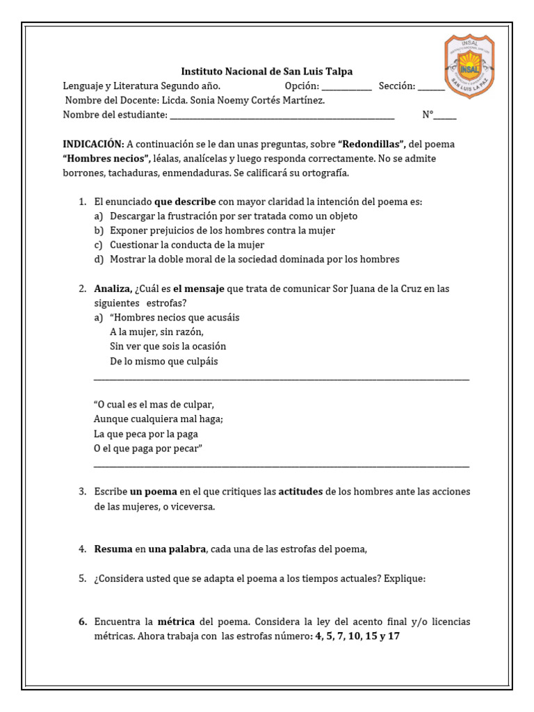 REDONDILLAS | PDF | Lingüística