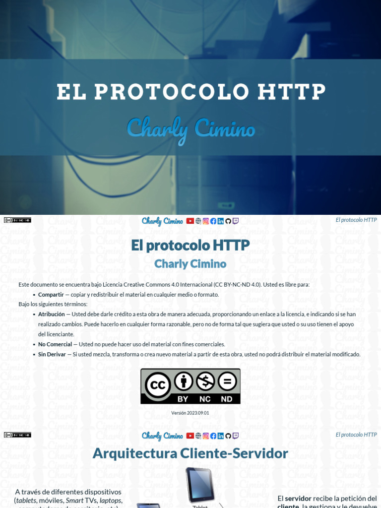 Funcionamiento del Protocolo HTTP | PDF | Redes | Internet y web