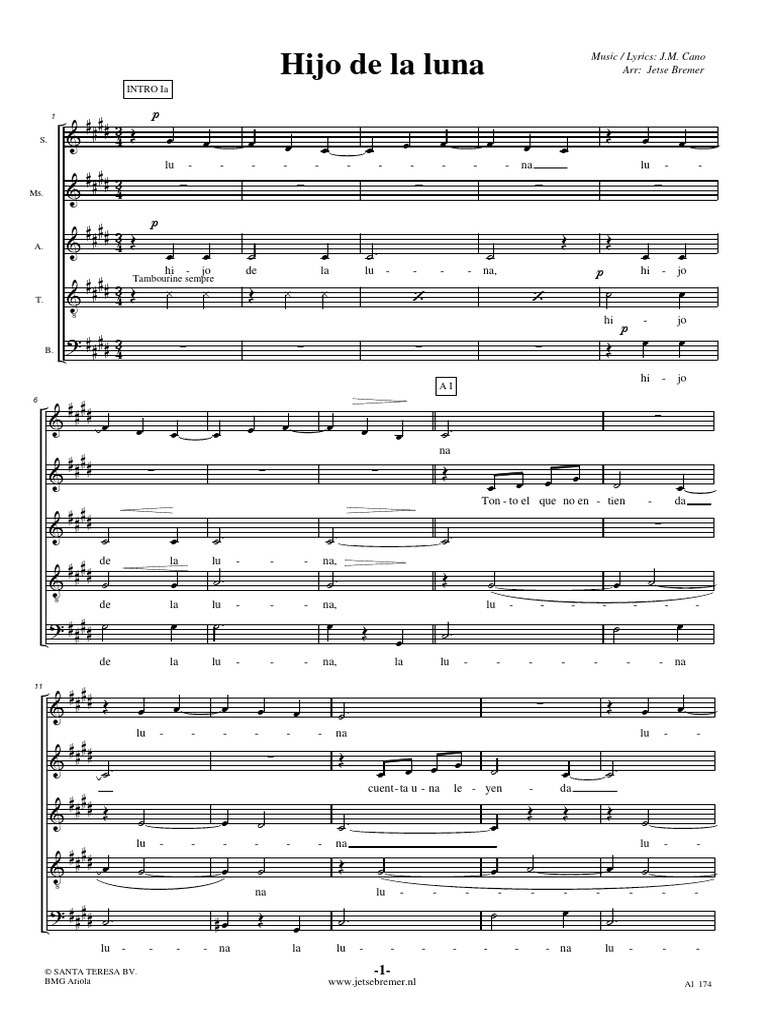 Hijo de La Luna - Jetse Bremer | PDF