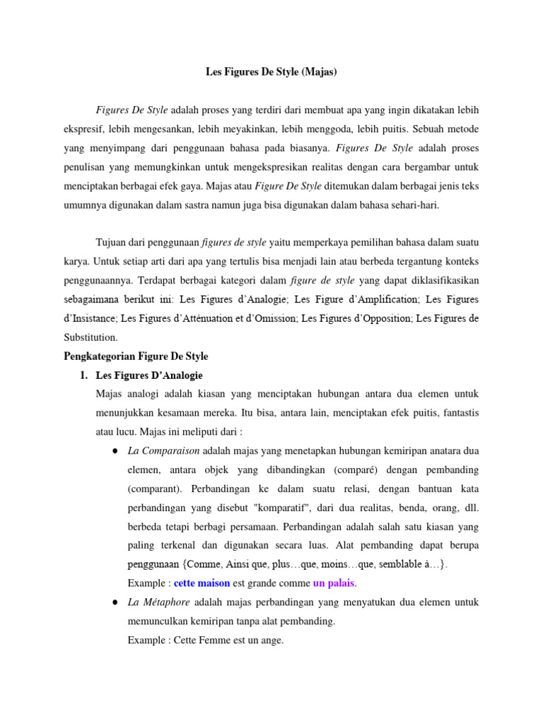 Le Figure de Style | PDF