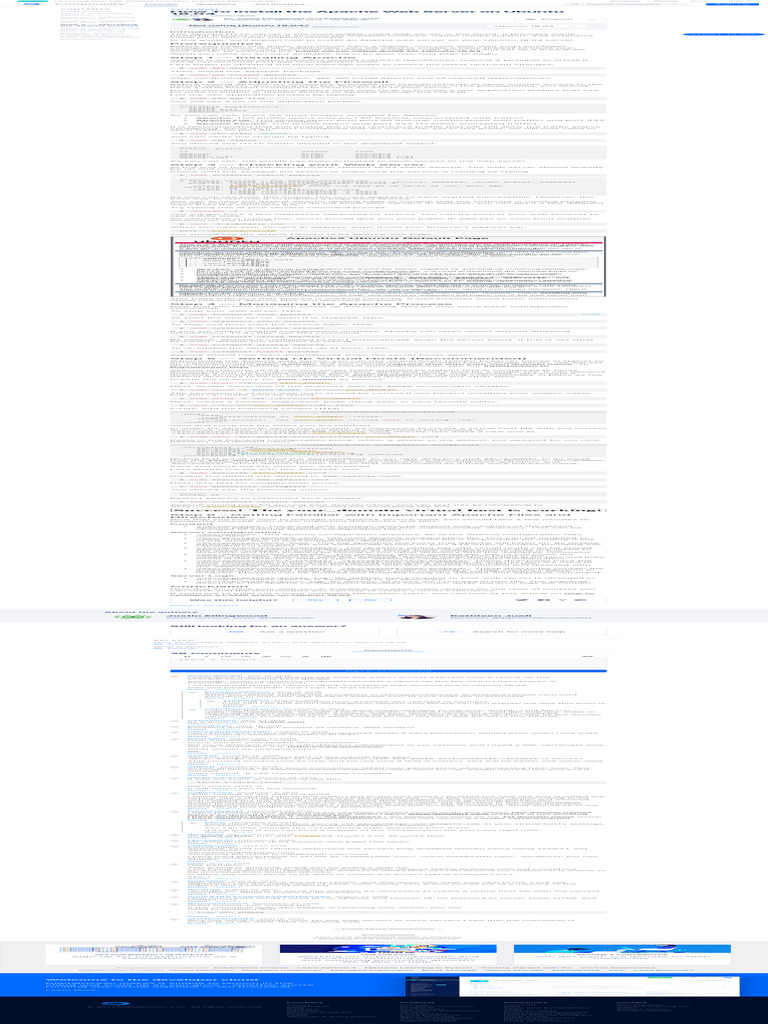 How To Install The Apache Web Server On Ubuntu 1804 Digitalocean Pdf Networking Web Server