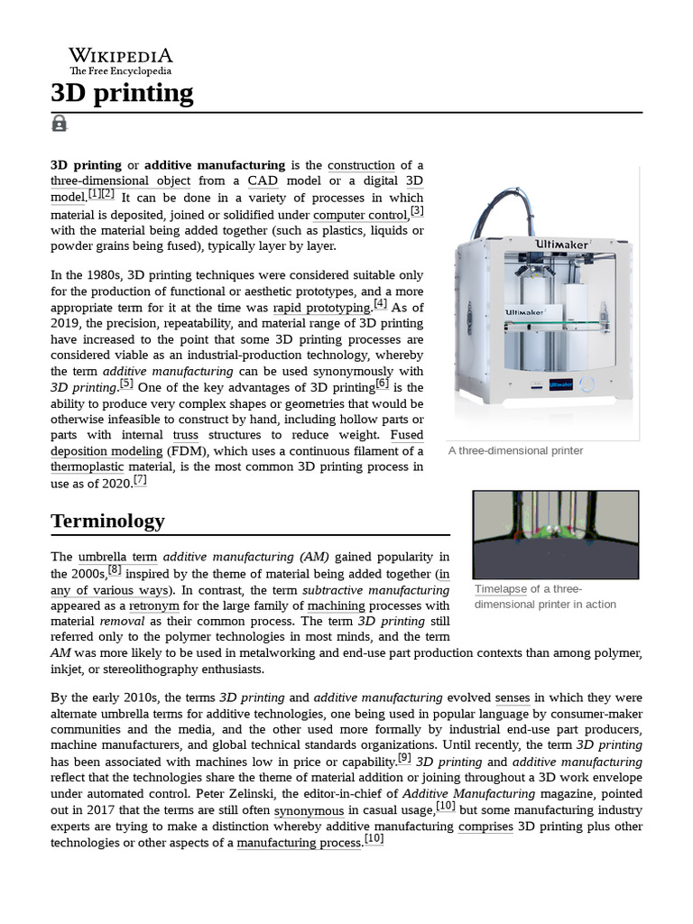 3D Printing | PDF | 3 D Printing | Business Process