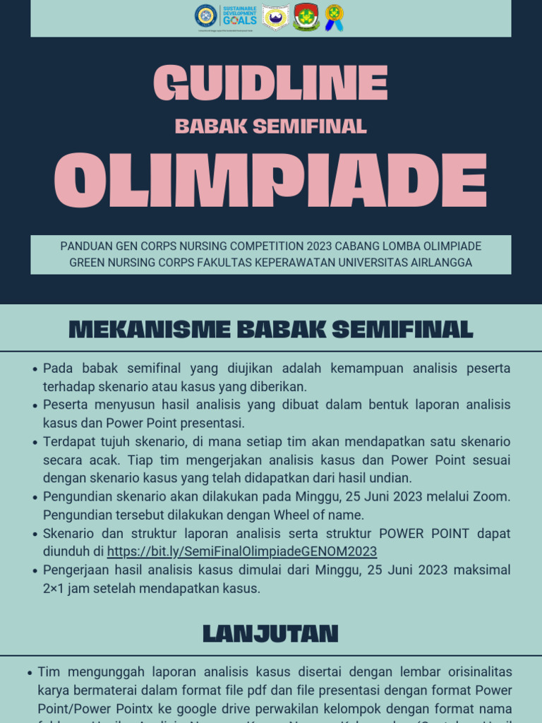 Guidline Semifinal Olimpiade | PDF