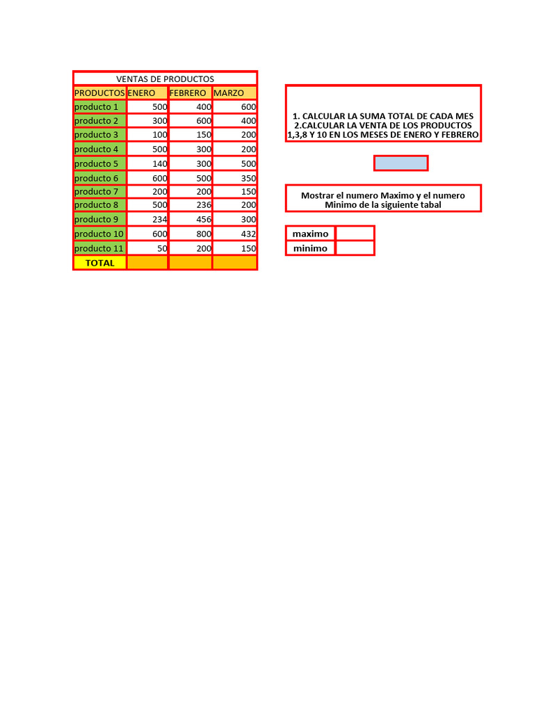 Trabajar Clase 2 Excel | PDF