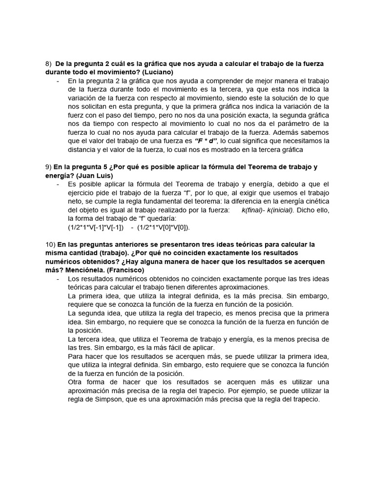 LabVirtual Grupo9 Teoria2 | PDF | Fuerza | Integral