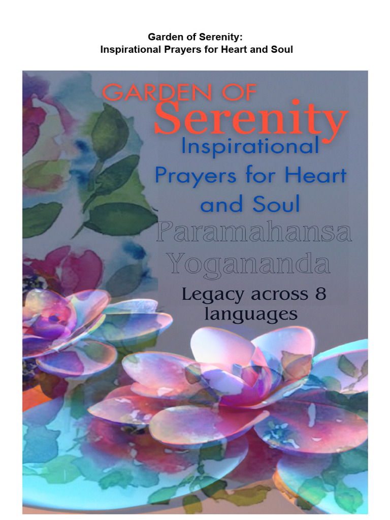 Garden of Serenity Inspirational Prayers For Heart and Soul Jimmy Mello ...