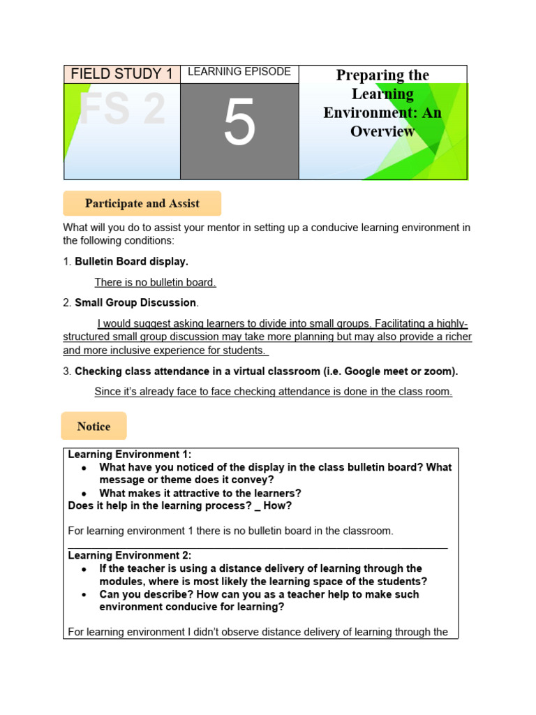 fs2 Episode 5 | PDF | Learning | Teachers