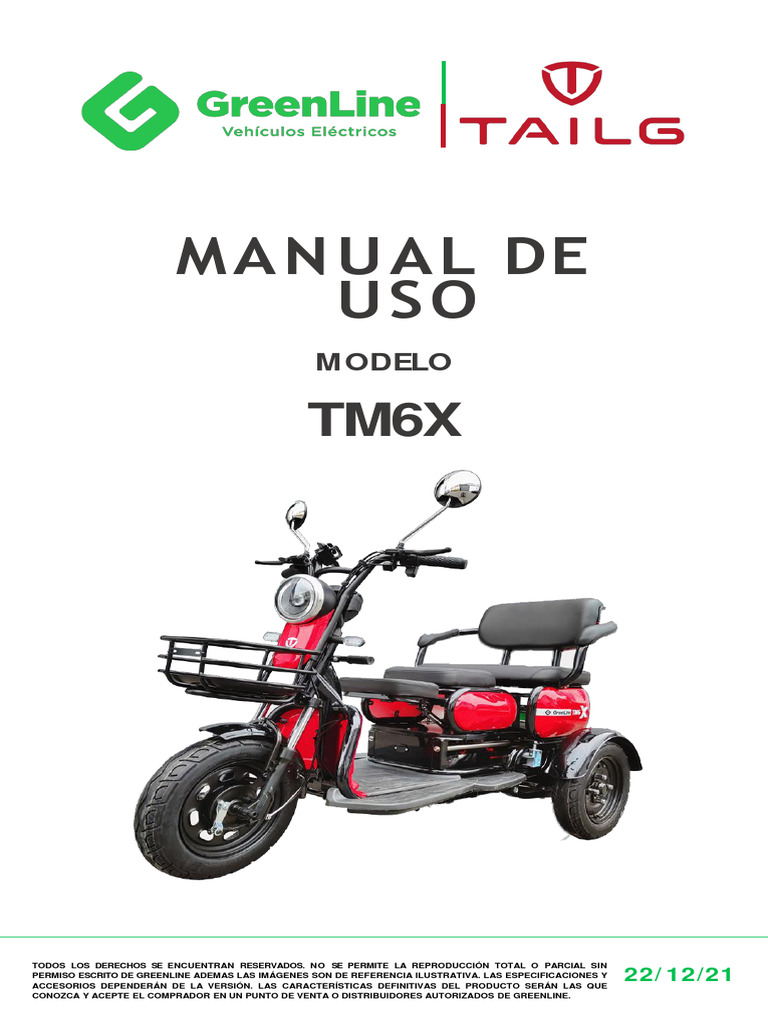 GreenLine-Manual-de-uso-TAILG-TM6X-2.0 - 29-12-21 | PDF | Agua | Bienes ...