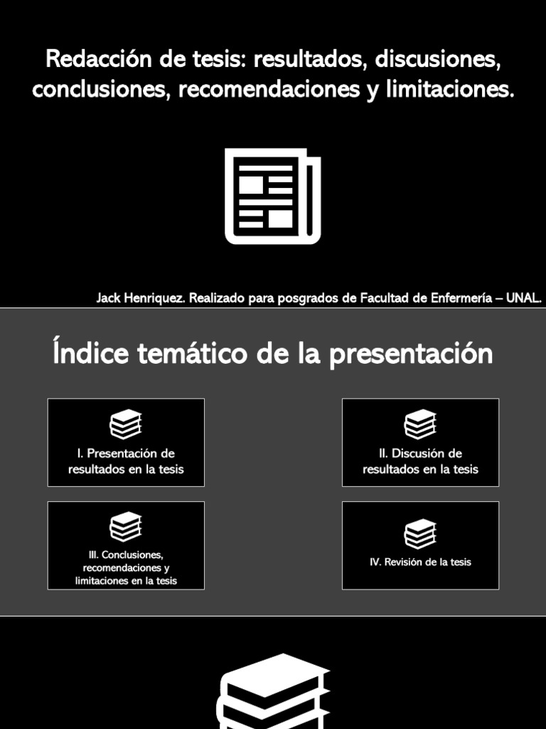 Guía de Redacción de Tesis: Resultados y Discusiones | PDF | Teoría ...