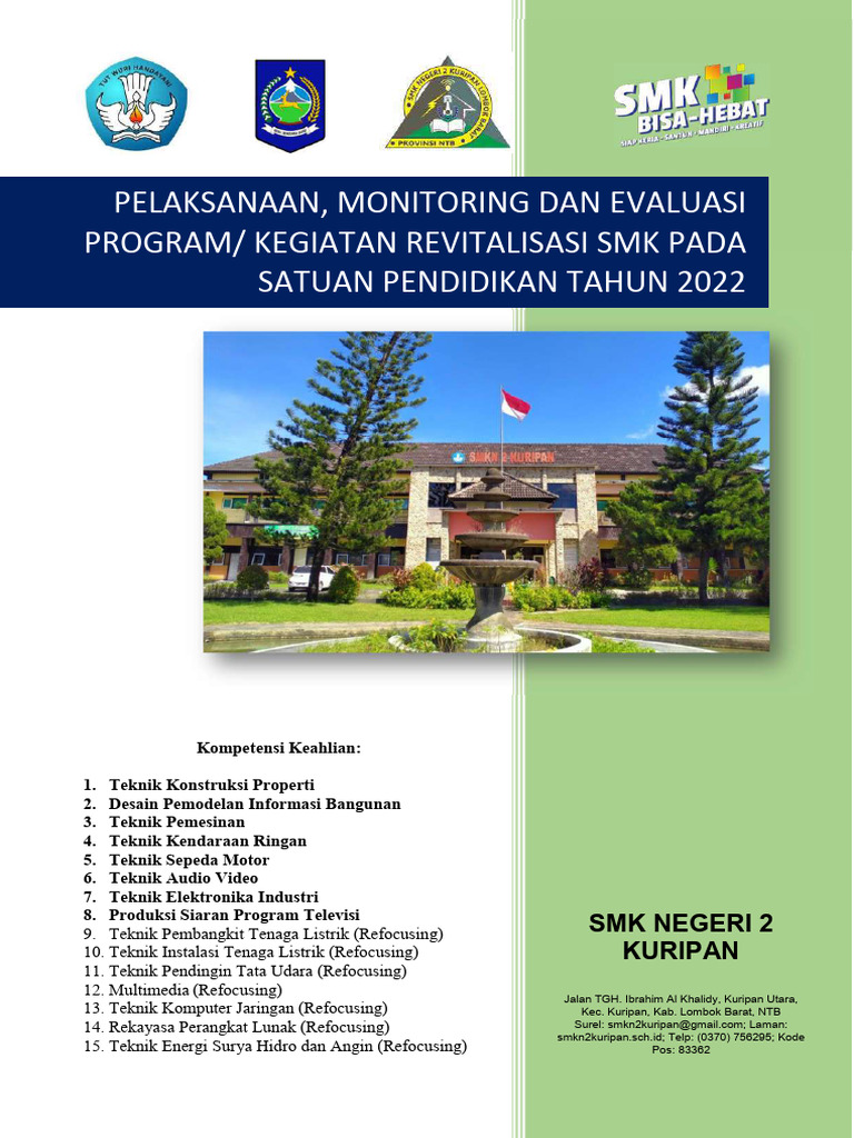 Laporan Revitalisasi SMKN 2 Kuripan 2022 - Compressed | PDF