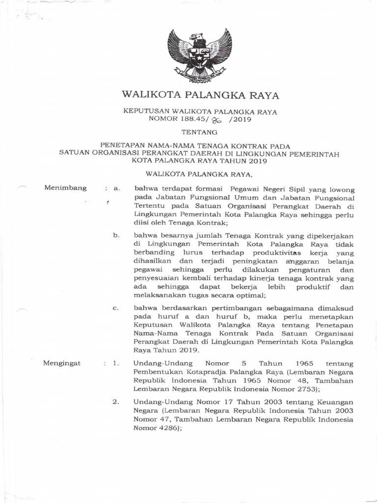 SK Penetapan Nama PTT Per Januari-Maret 2019 | PDF SK Penetapan Nama PTT Per Januari-Maret 2019 | PDF
