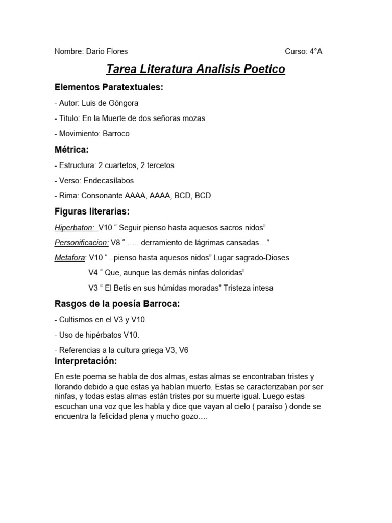 Analisis de Literatura | PDF | Poesía