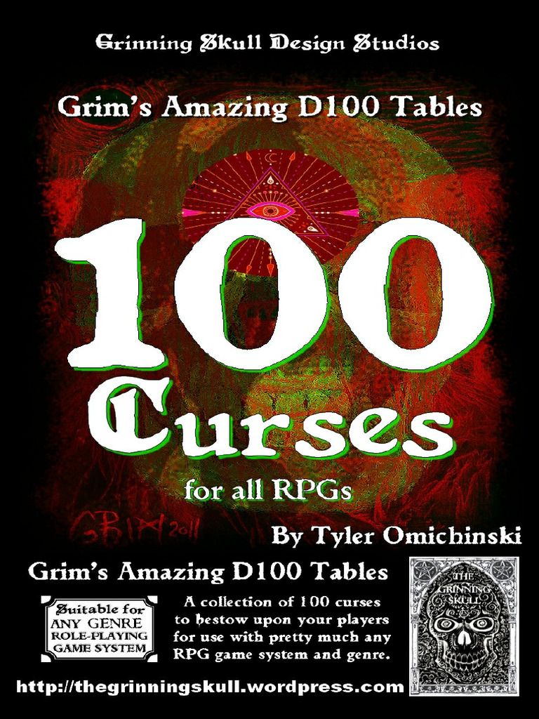 100 Curses For All RPGs | PDF