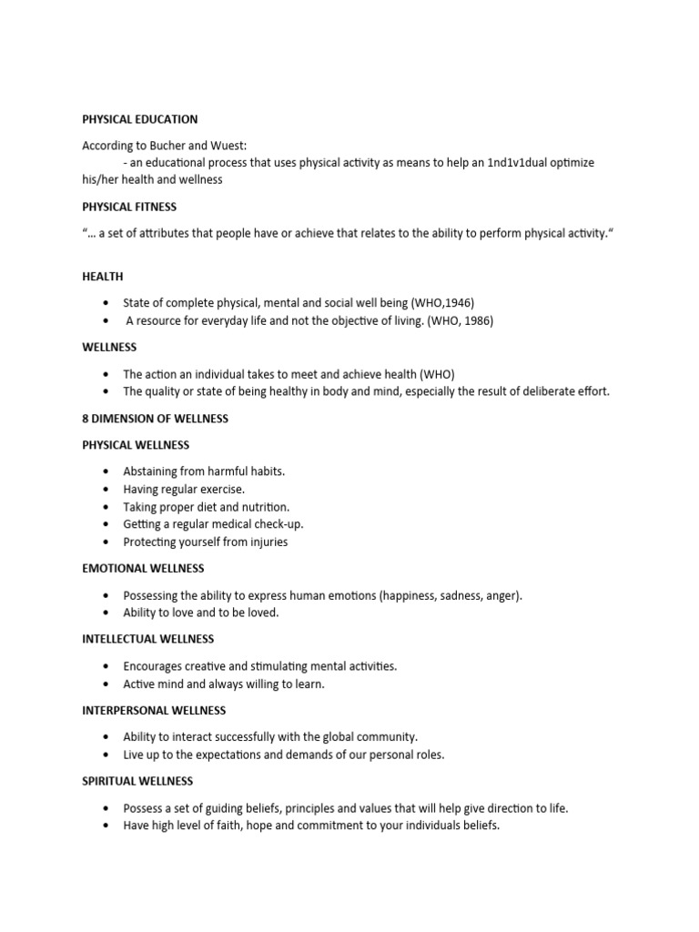 Path Fit 1 Learning Materials | PDF | Anatomical Terms Of Motion | Human Body