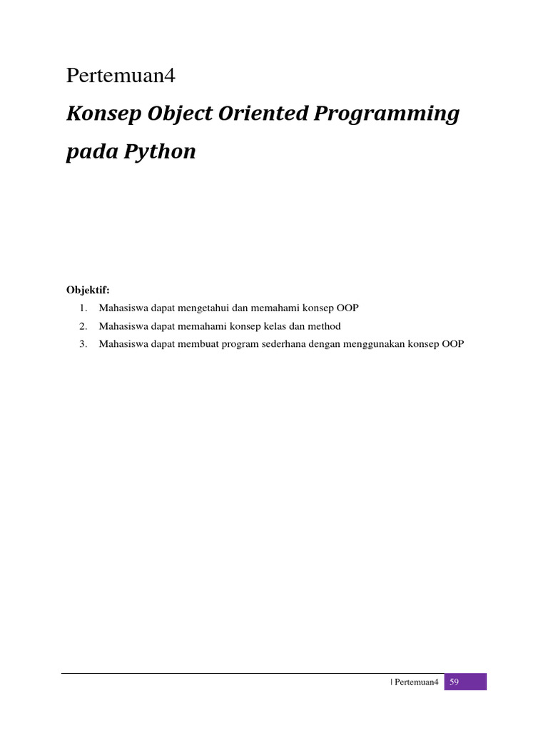 4 Konsep OOP | PDF