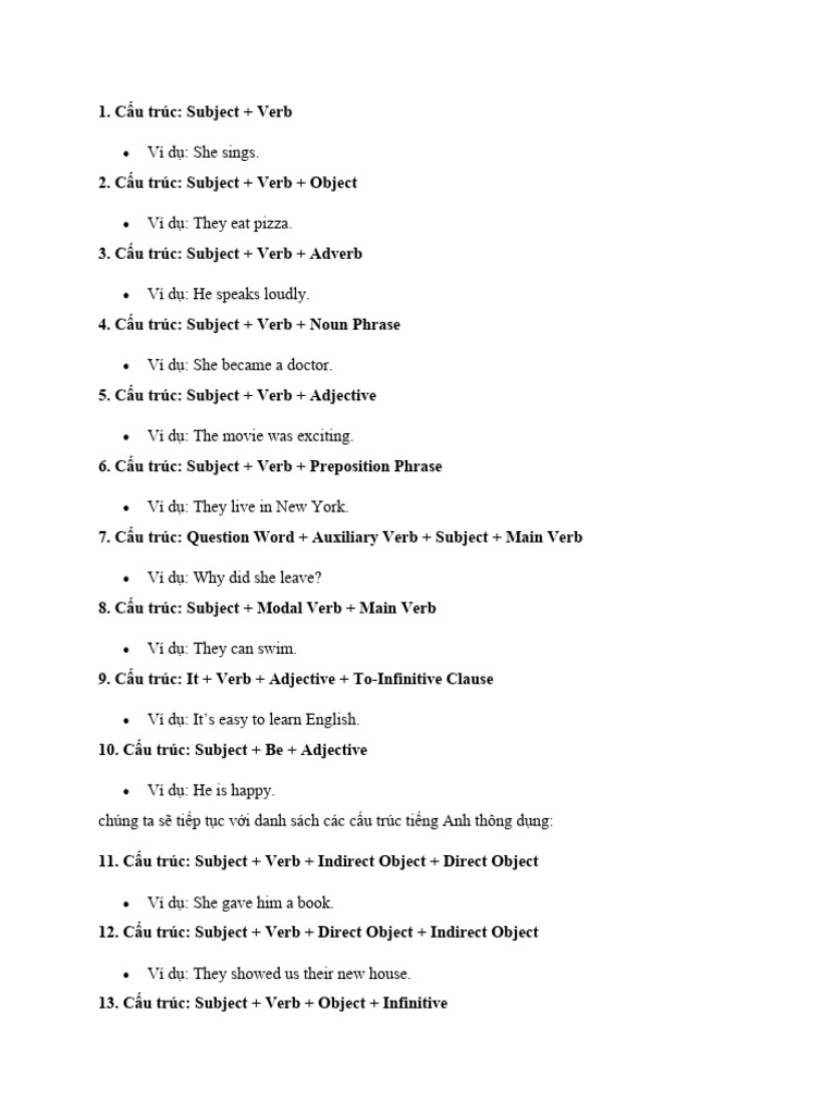 English Structure | PDF | Verb | Adjective