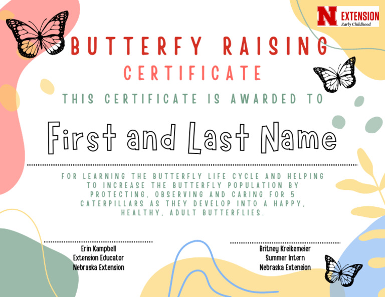 Butterfly Certificate | PDF
