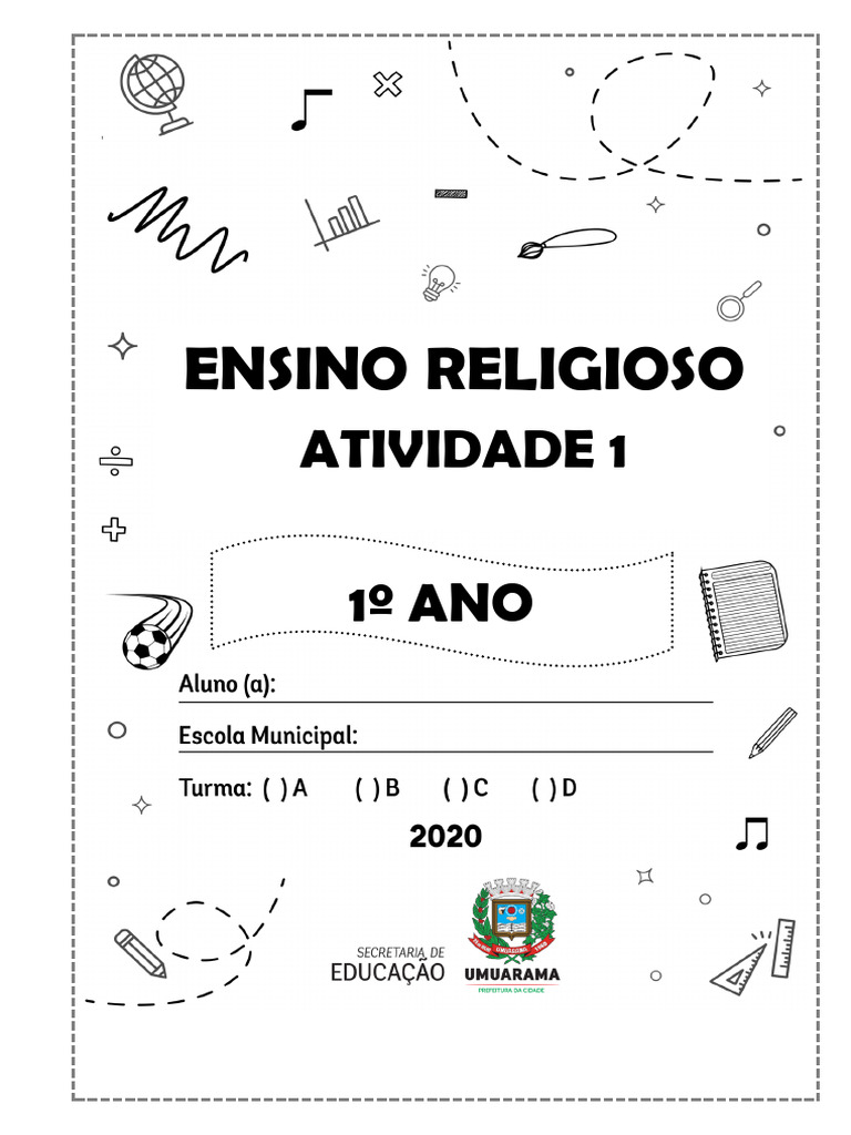 1o ANO Ensino Religioso Atividade 1 1 | PDF