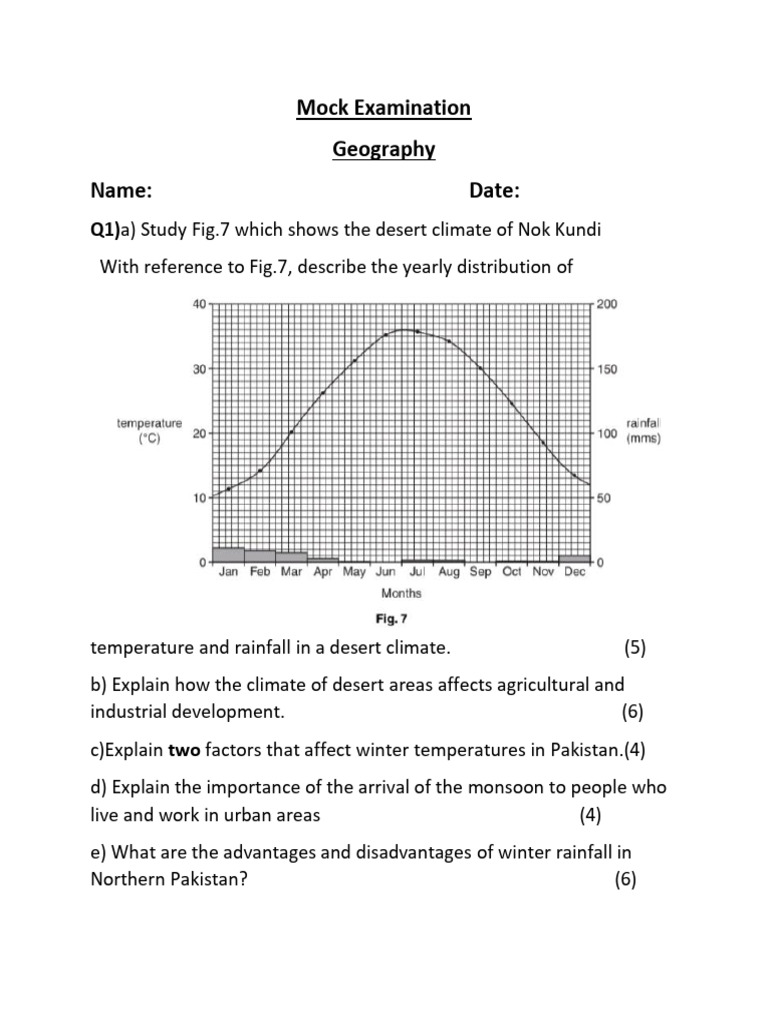 Climate and Agriculture in Nok Kundi | PDF | Fuels | Electricity Generation