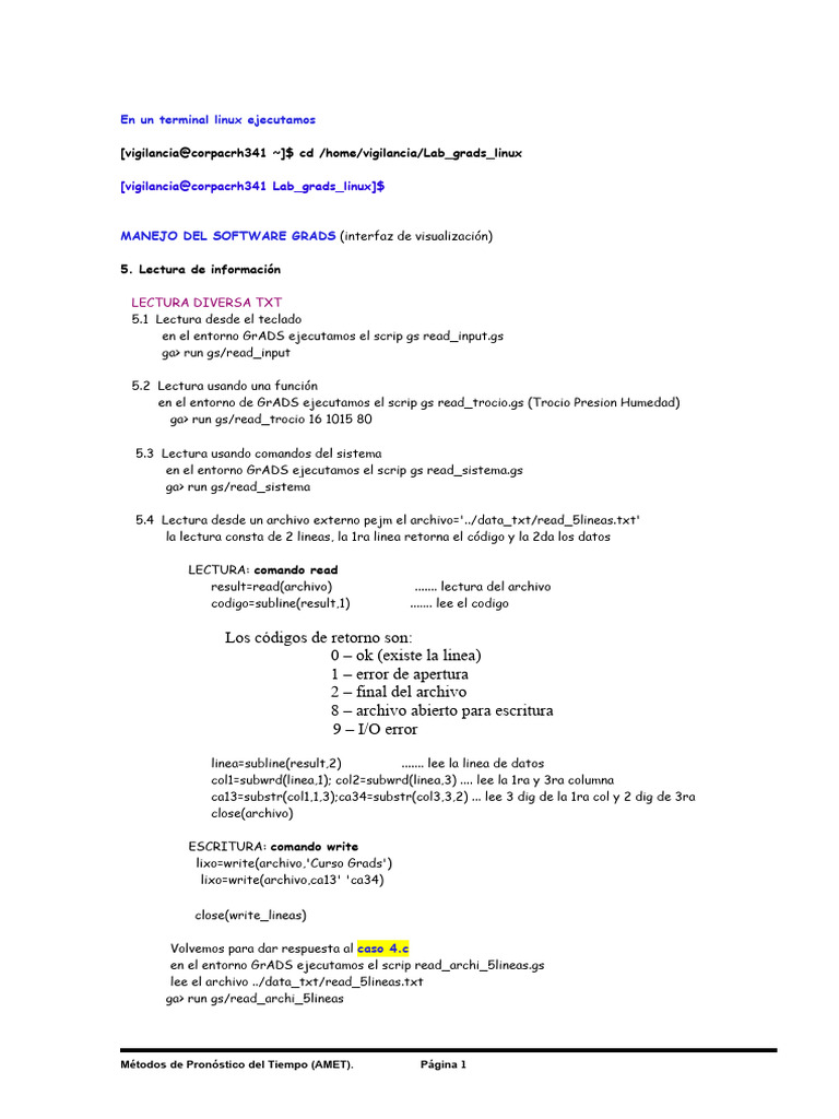 Tema3 Grads Lectura | PDF | Interfaz de línea de comando | Informática Tema3 Grads Lectura | PDF | Interfaz de línea de comando | Informática