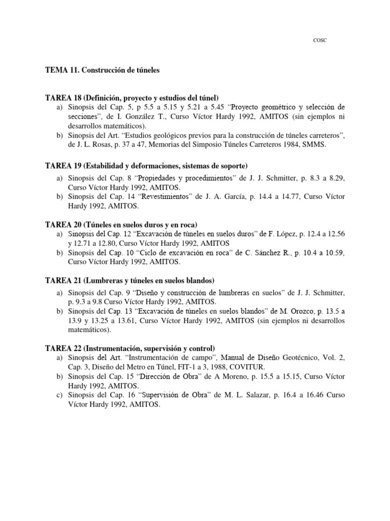 Tema 11 Tareas 18 A 22 COSC | PDF