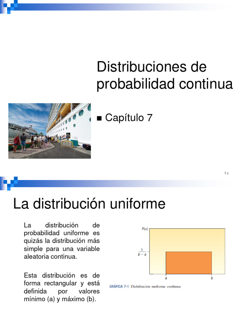 Distribuciones Continuas - Capítulo - 7 | PDF | Media | Distribución normal