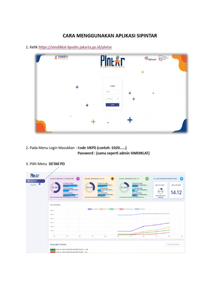Panduan Cara Menggunakan Aplikasi Sipintar | PDF