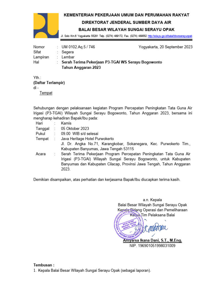 Und Serah Terima, 05 Okt Bms & CLCP | PDF