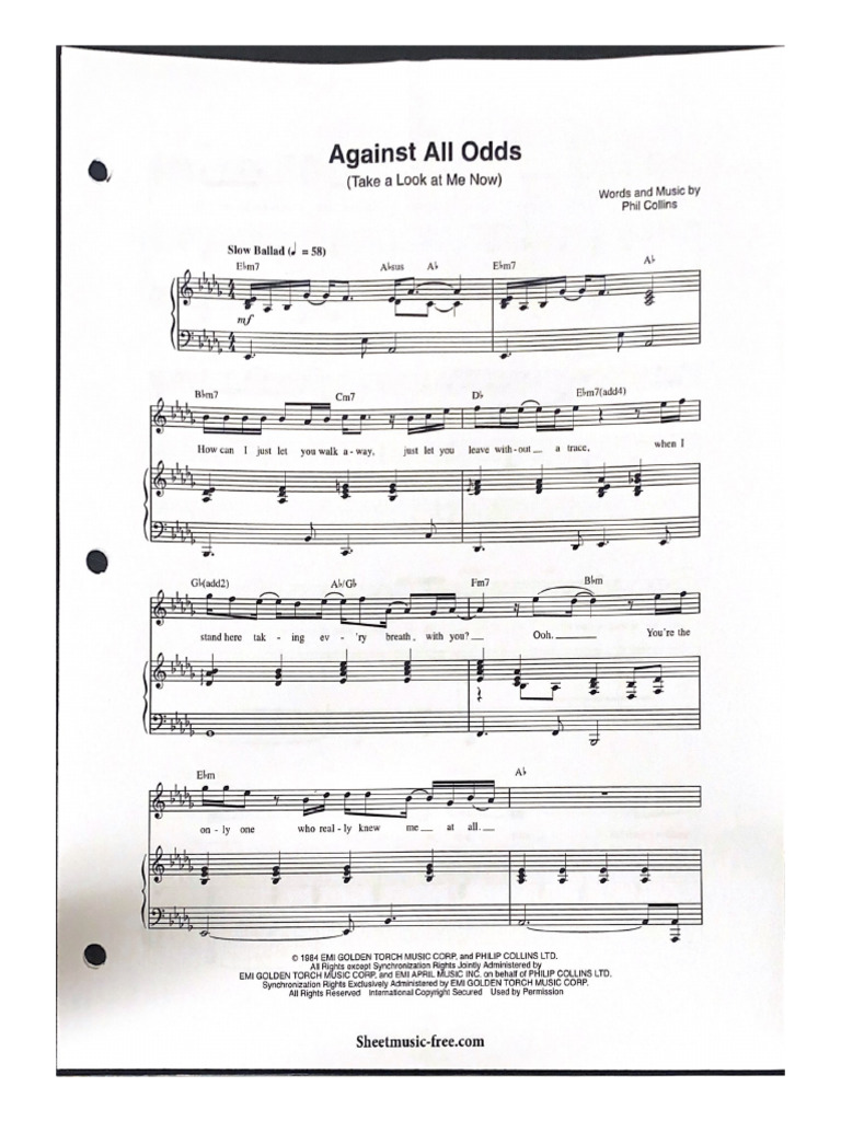 Against All Odds | PDF