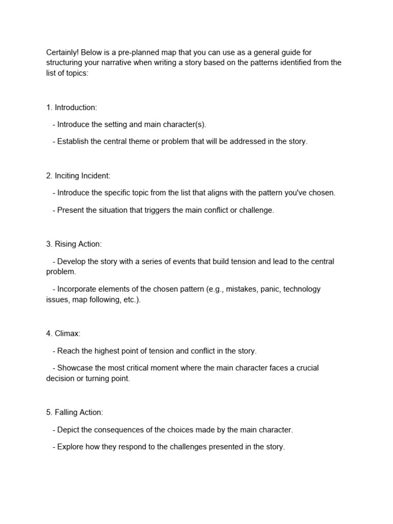 Narrative Essay Format | PDF
