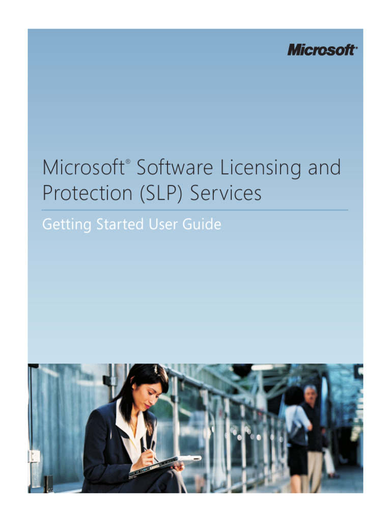 Microsoft SLP Services Getting Started User Guide | PDF | Application ...