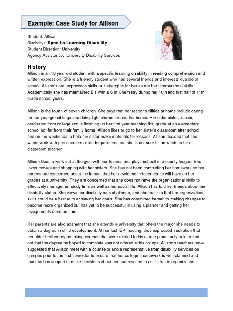 Transition Guide for Allison | PDF | Individualized Education Program