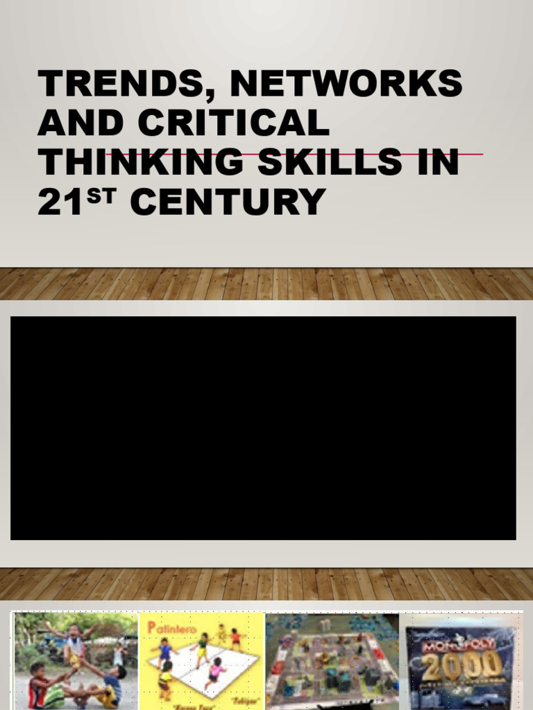Trends, Networks and Critical Thinking Skills For Cot | PDF