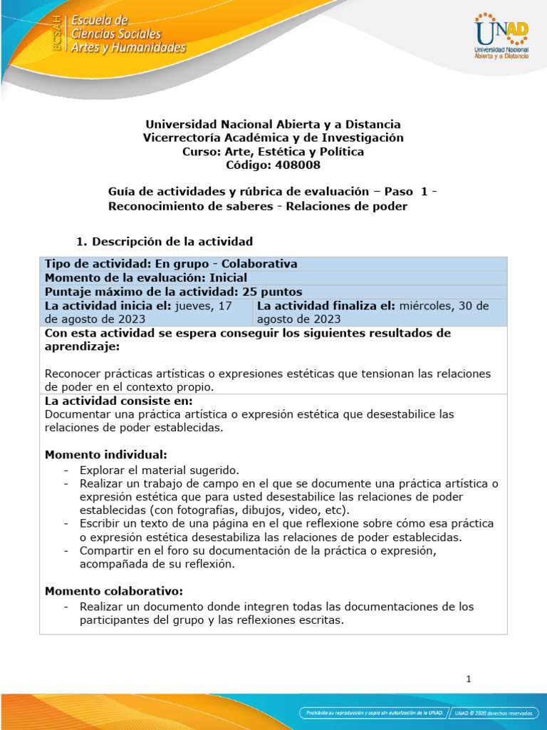 Guía de Actividades y Rúbrica de Evaluación - Paso 1 - Reconocimiento ... Guía de Actividades y Rúbrica de Evaluación - Paso 1 - Reconocimiento ...